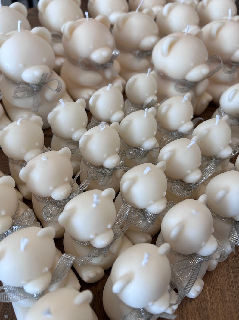Handmade Teddy Bear Soy Wax Candle: Scented Gift Candle - Etsy
