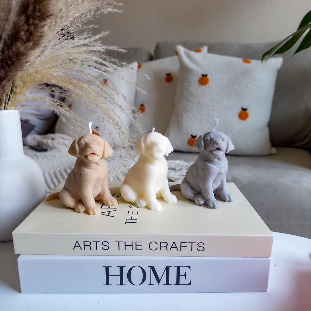 Labrador Dog Candle Gift Idea | Fragranced Candle for Home Decoration ...