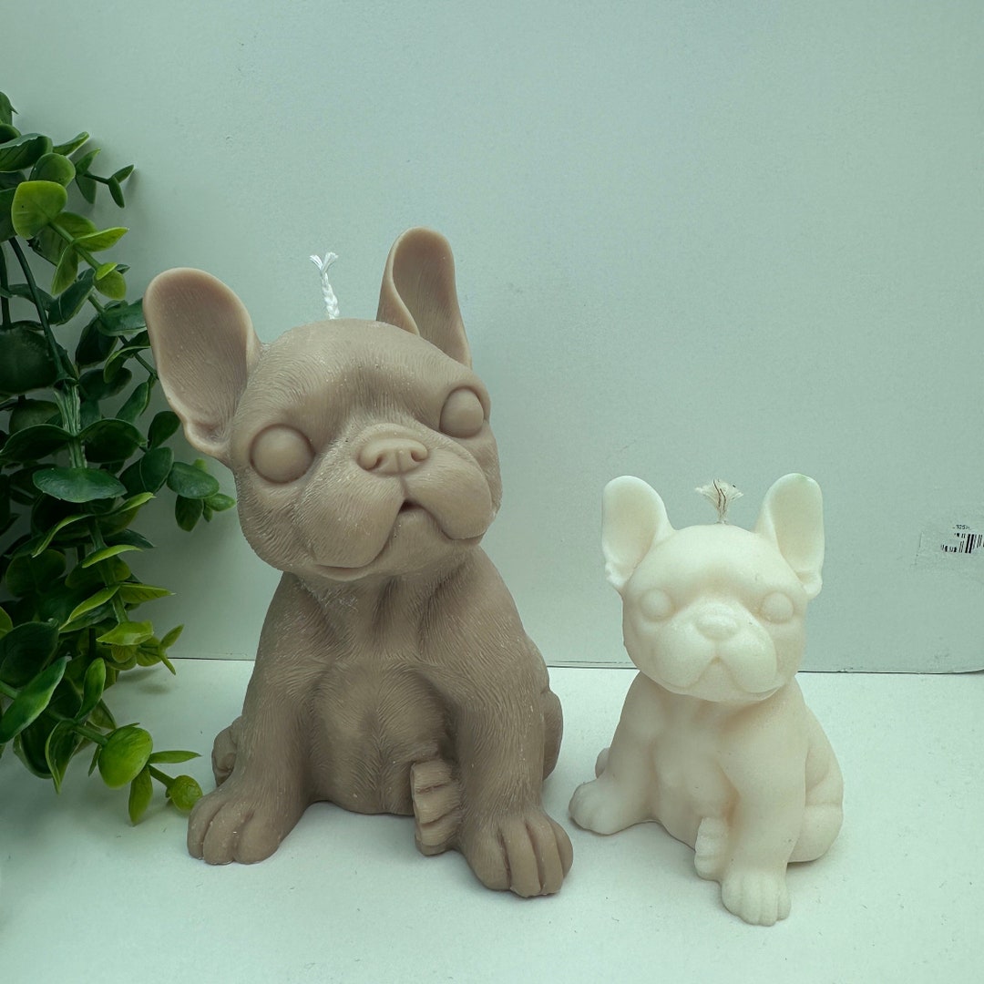 Unique French Bulldog Dog | Vegan | Soy | Handmade Candle | Gift Idea ...