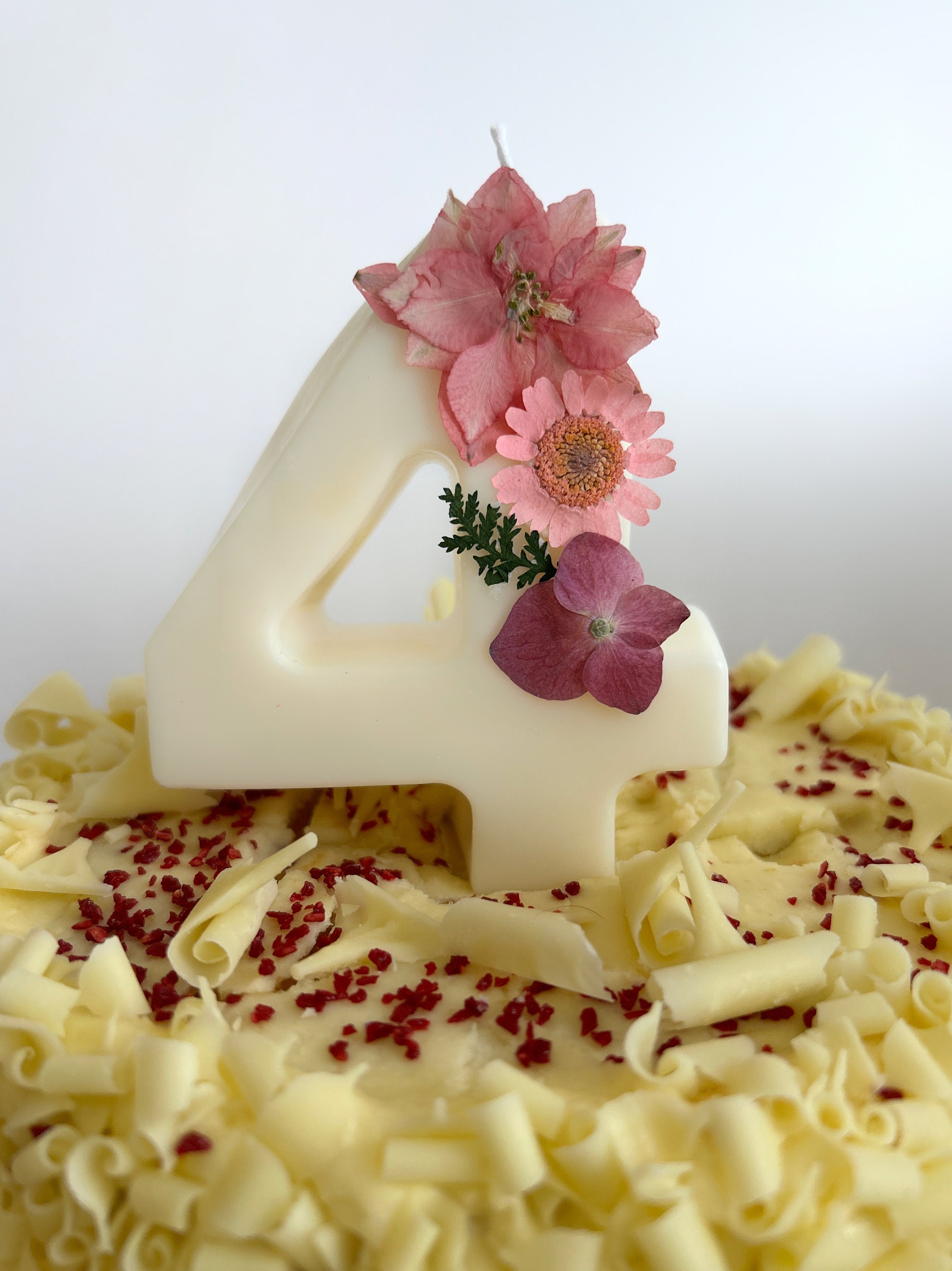 Personalised Birthday Numbers | Soy Wax Candles | Cake Topper | 1st ...