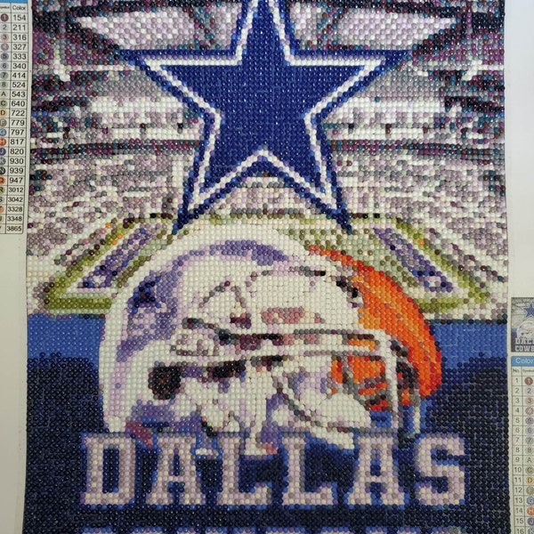 Dallas Cowboys Diamond Painting Kit - Etsy