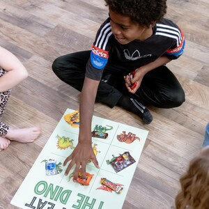 Dinosaur Birthday Party Game - Don't Eat the Dino! Party Game Board for ...