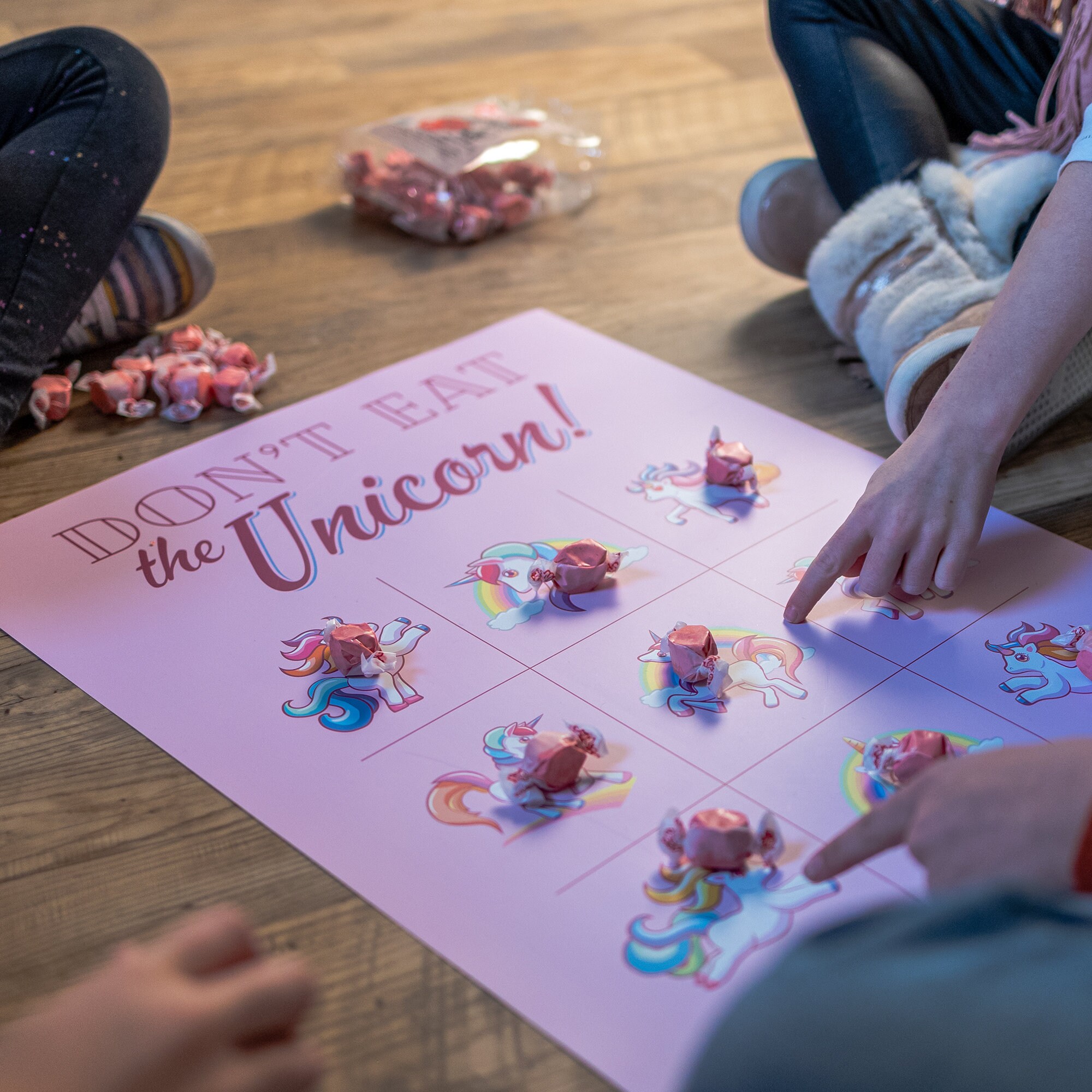 Unicorn Birthday Party Game 18x24 Full Color Large Pink Premium Poster ...