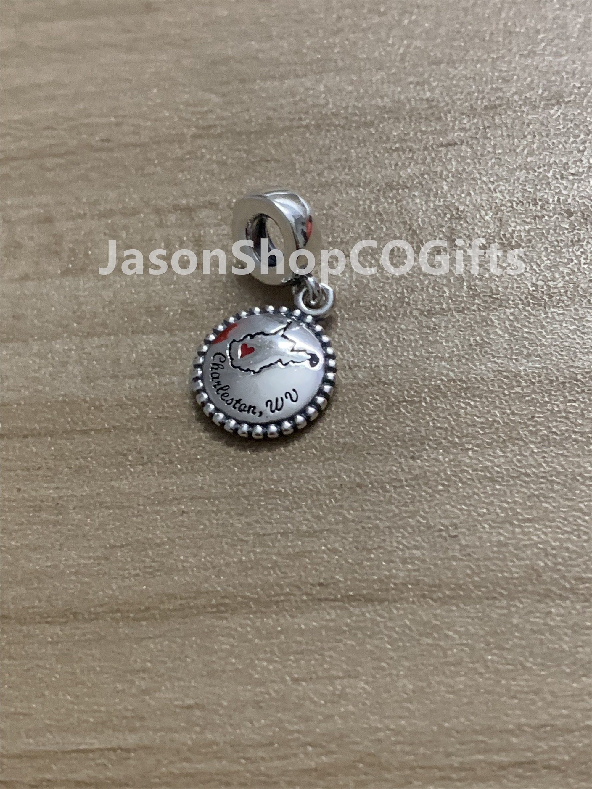 Virginia Tech Pandora Bead