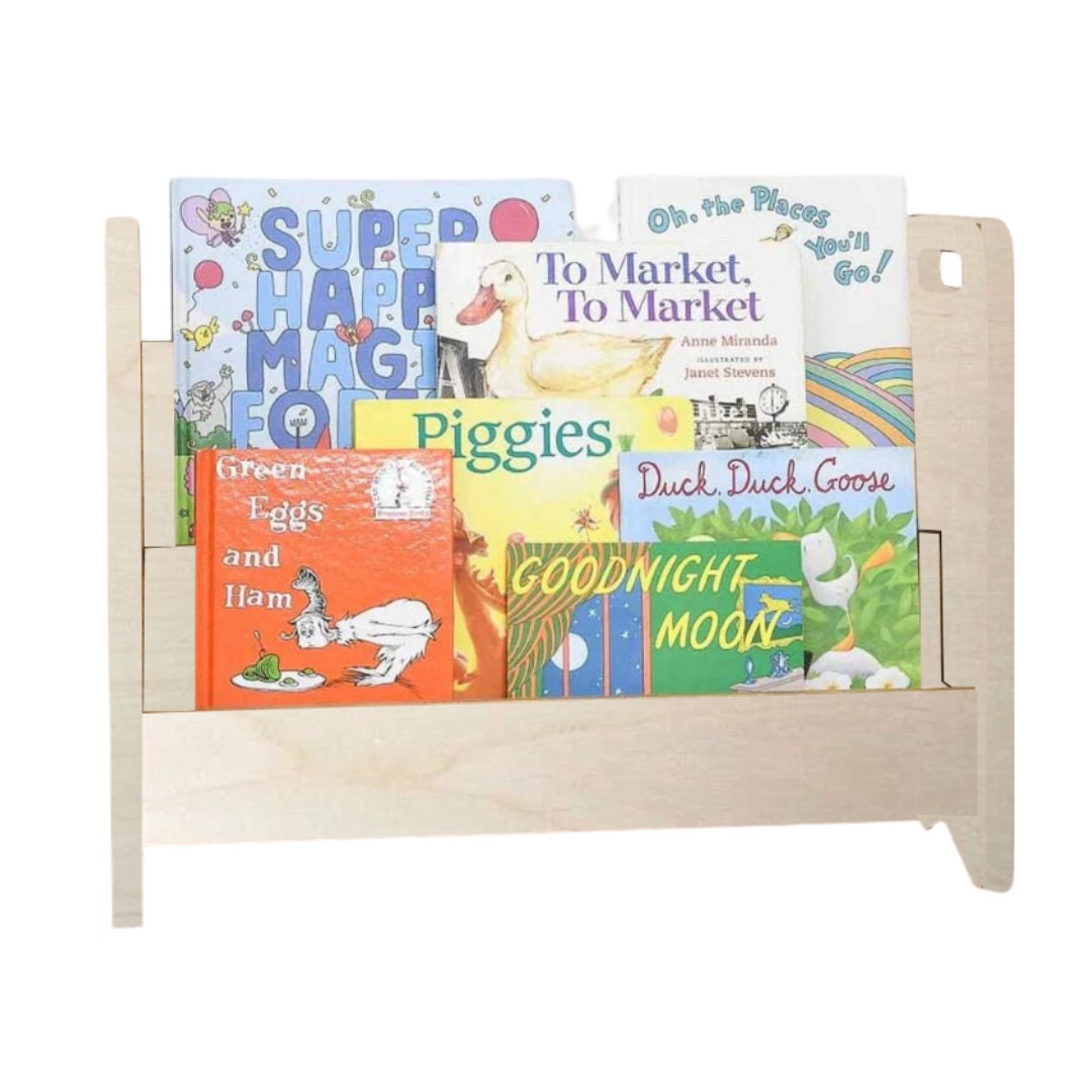 Montessori Bookcase for Children Comic Book Toy Shelf for - Etsy