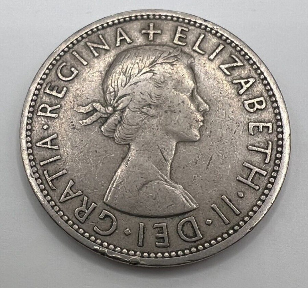 1955 Elizabeth II Coin | Half Crown | Collectibles | Numismatics | Coin ...