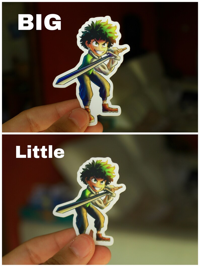AU Fantasy Sticker/stickers Bakugo Deku Shoto Ochaco - Etsy