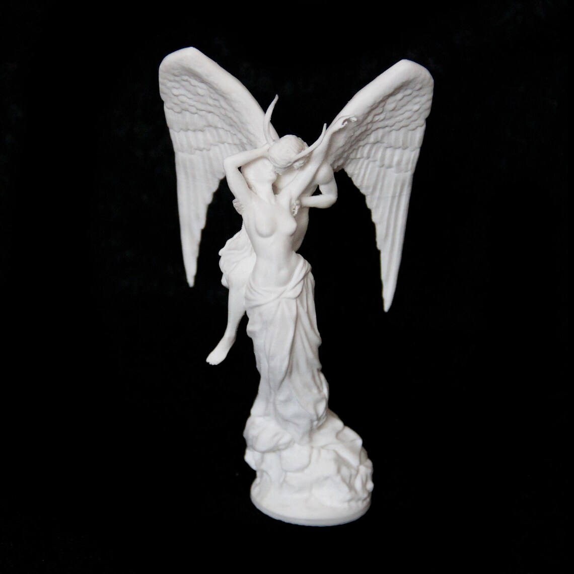 Angel and Evil Statue | Baphomet Lilith Statue | Bookshelf Decor, Home ...