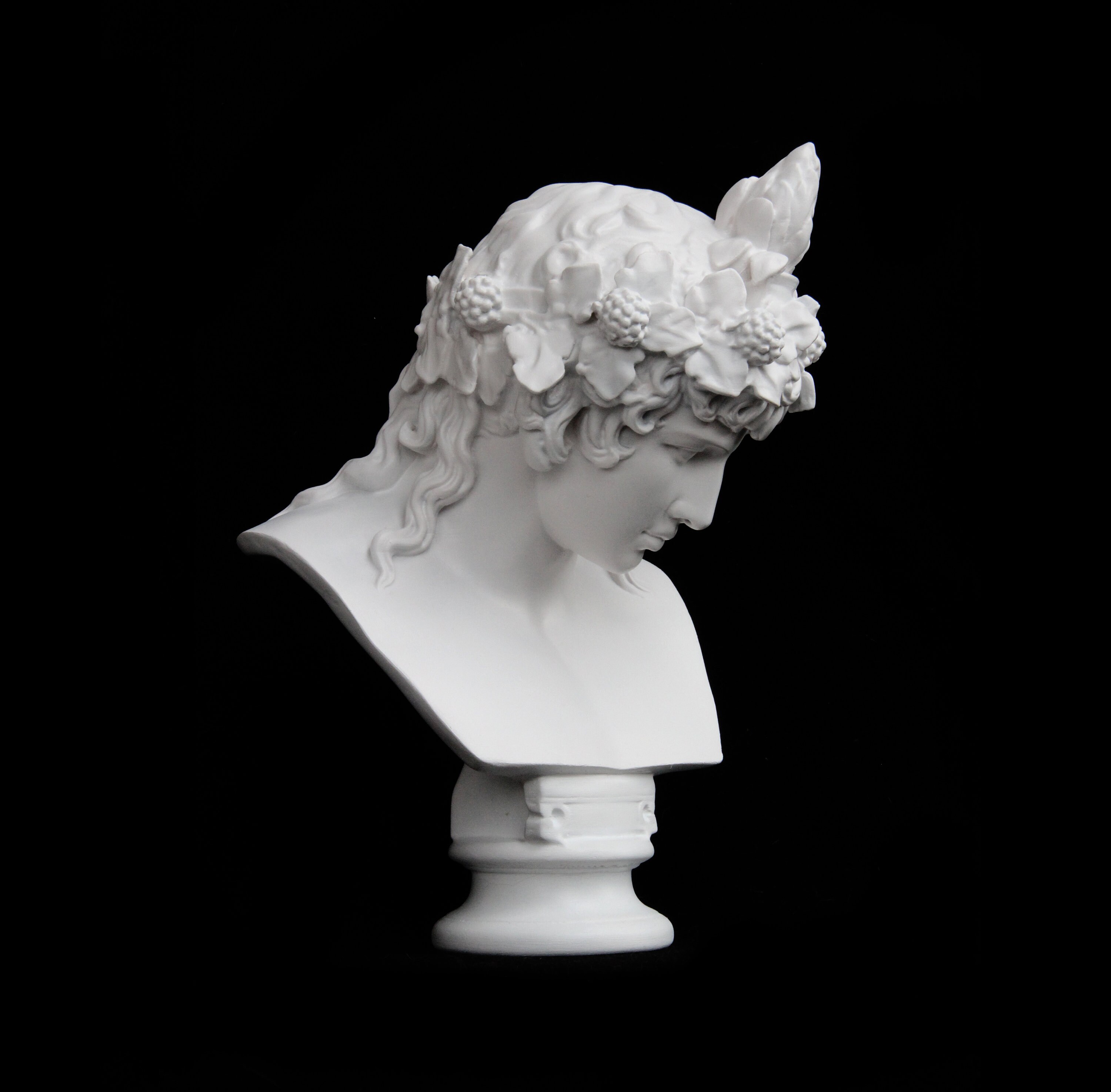 Dionysus Bust, Greek, Wine God, Shelf Decor, Home Decor, Desk ...