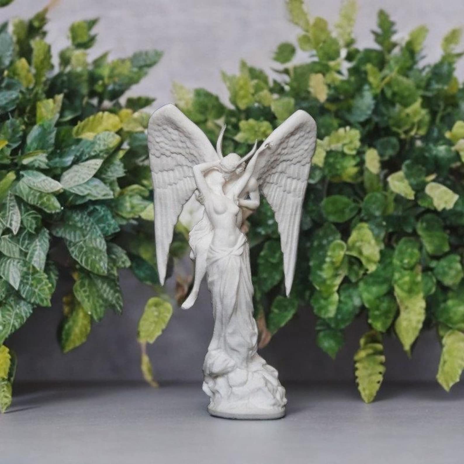 Angel and Evil Statue | Baphomet Lilith Statue | Bookshelf Decor, Home ...