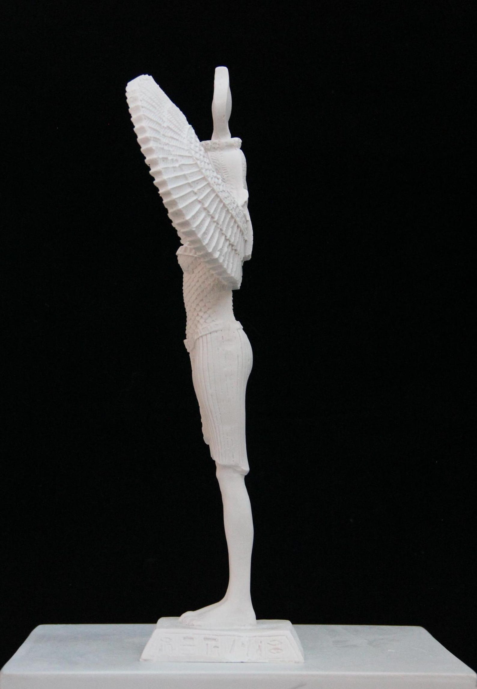 33 Cm, Egyptian Goddess Isis Open Wings Statue ,polyester, Large God ...
