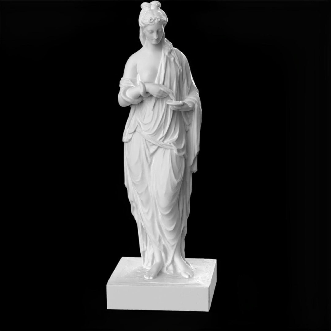 Hygieia Statue, 38 Cm, Greek Mythology, Hygiea Statue, God of Hygiene ...