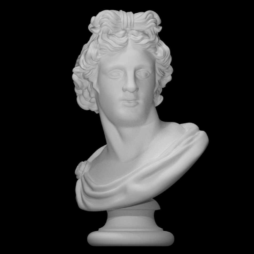 Apollo Bust, 38 Cm, Bust of the Apollo Belvedere, Apollo God, Greek ...