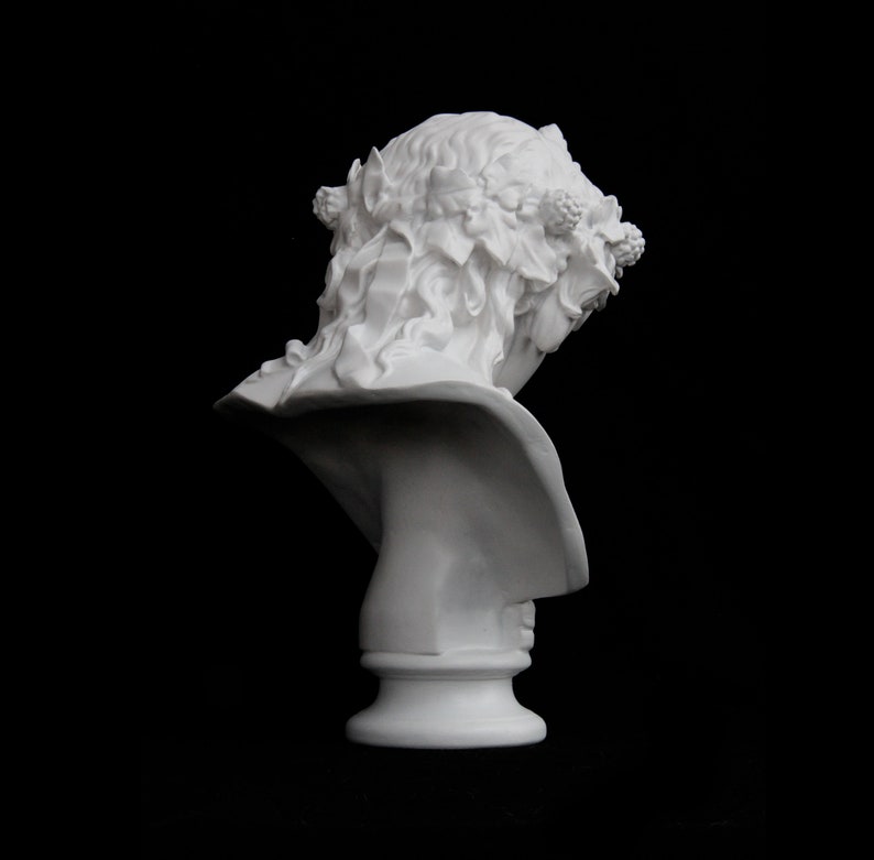 Dionysus Bust, Greek, Wine God, Shelf Decor, Home Decor, Desk ...