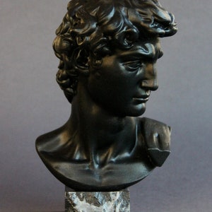 David Bust, 38 Cm, Modern Sculpture, Michaelangelo Bust, Ancient ...