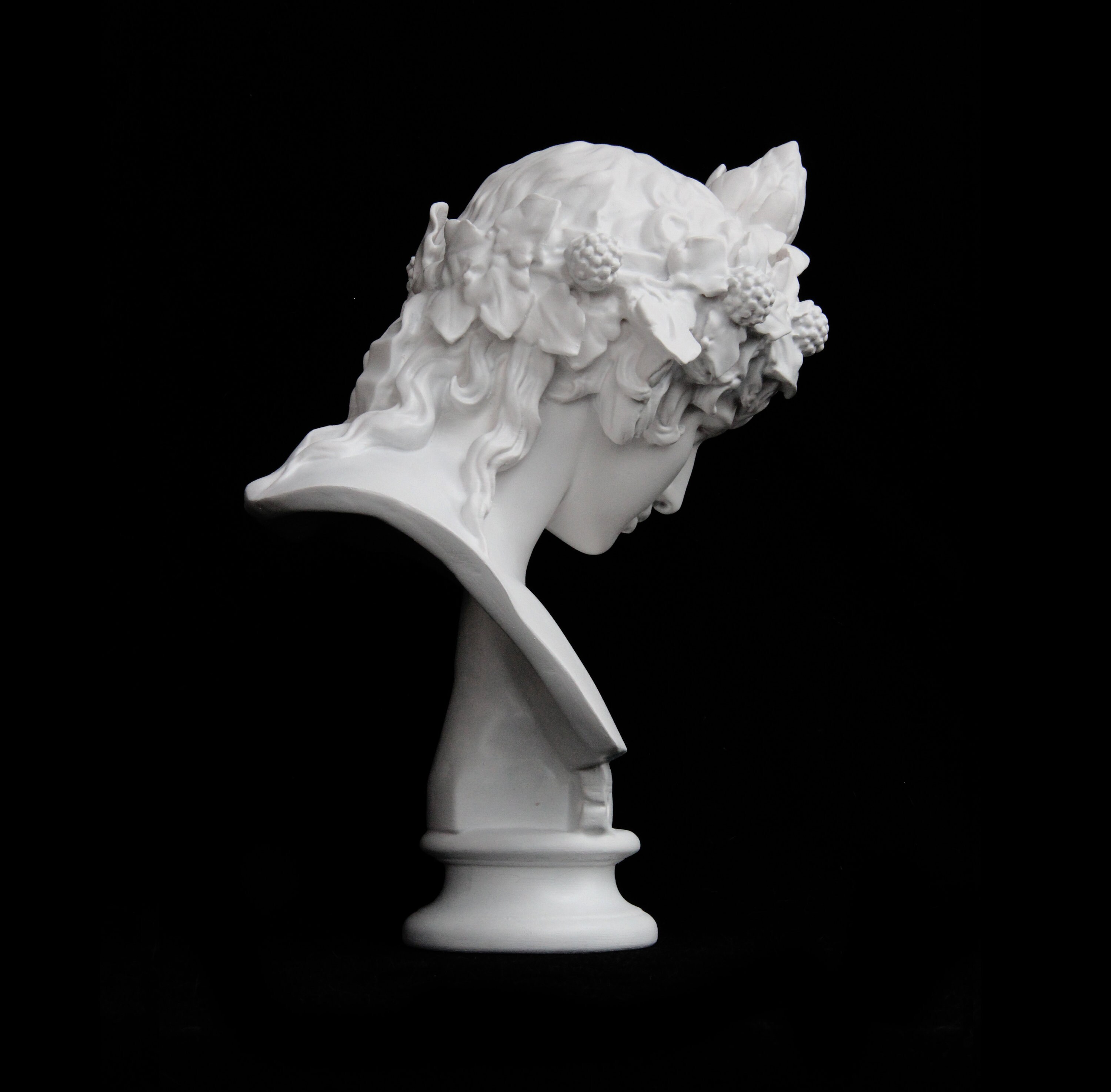 Dionysus Bust, Greek, Wine God, Shelf Decor, Home Decor, Desk ...