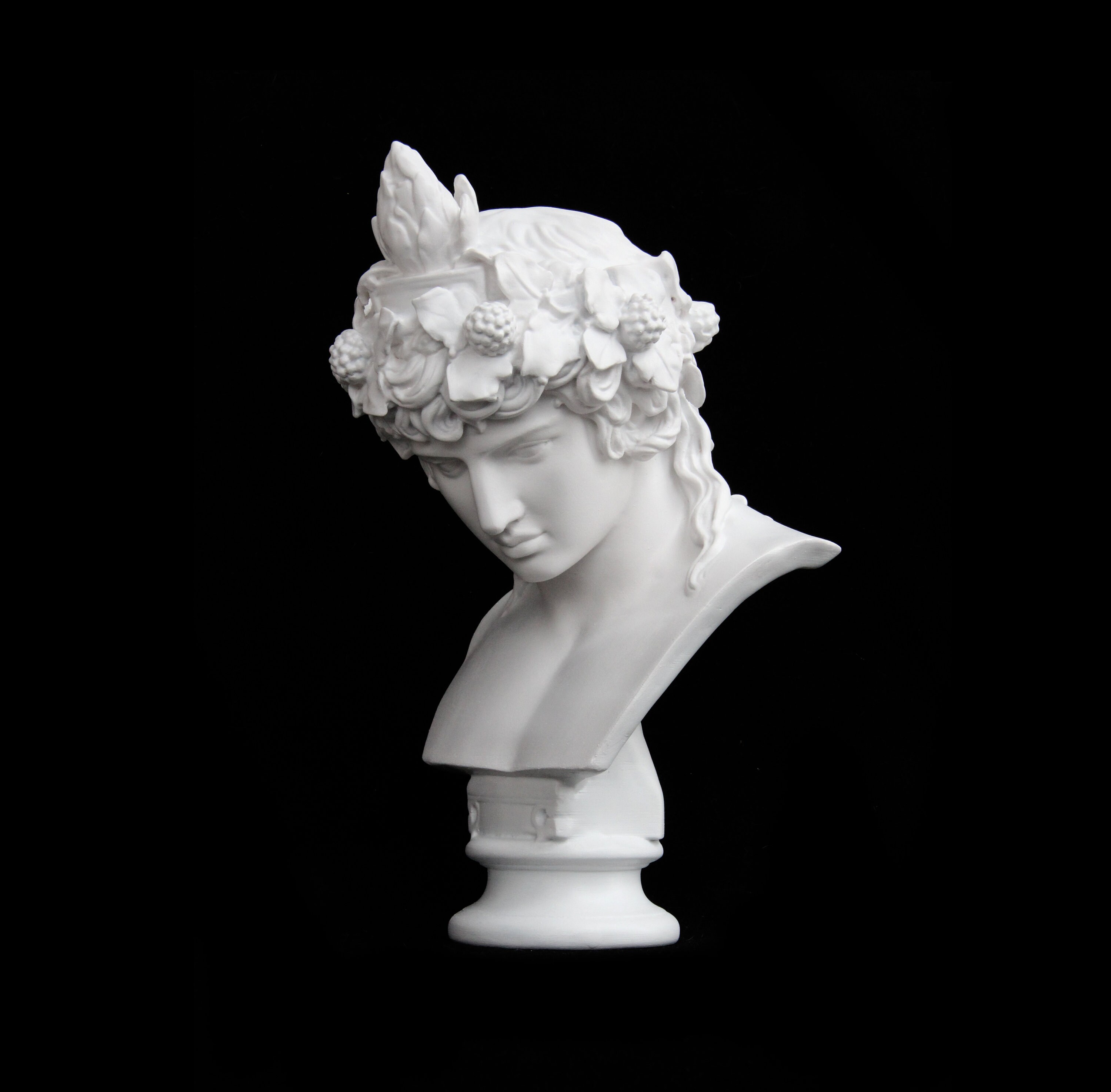 Dionysus Bust, Greek, Wine God, Shelf Decor, Home Decor, Desk ...