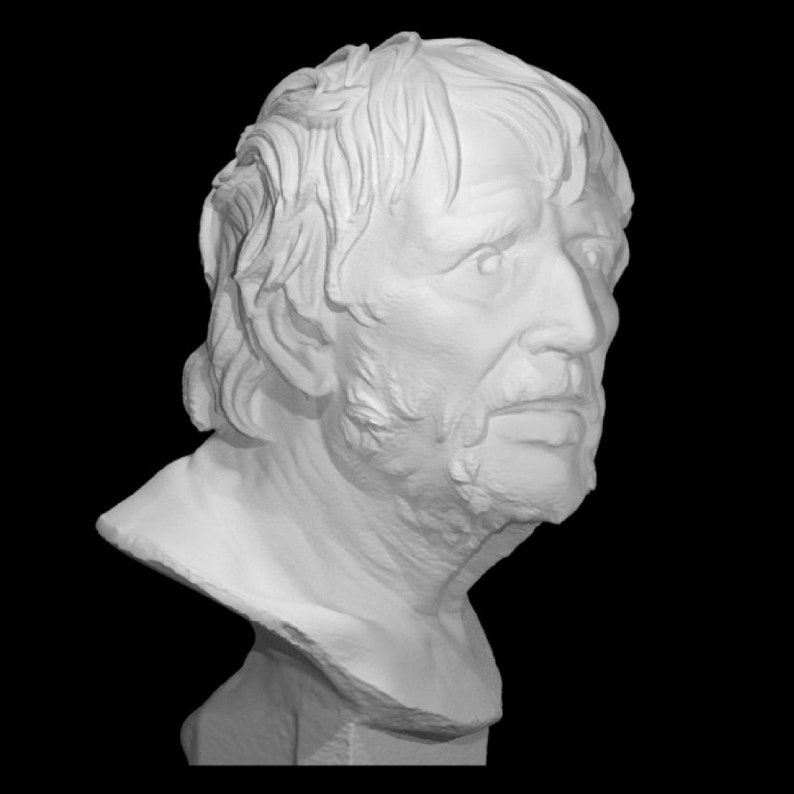 Seneca Bust, 38 Cm, Pseudo-seneca, Portrait of Hesiod, Seneca, Hesiod ...