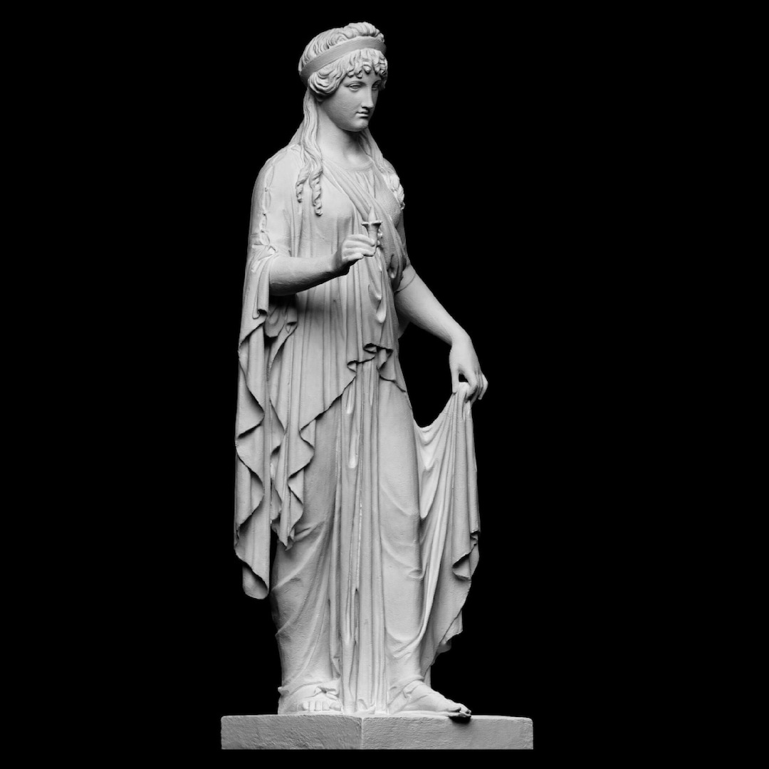 Elpis Sculpture, 38 Cm, the Goddess of Hope Statue, Bertel Thorvaldsen ...