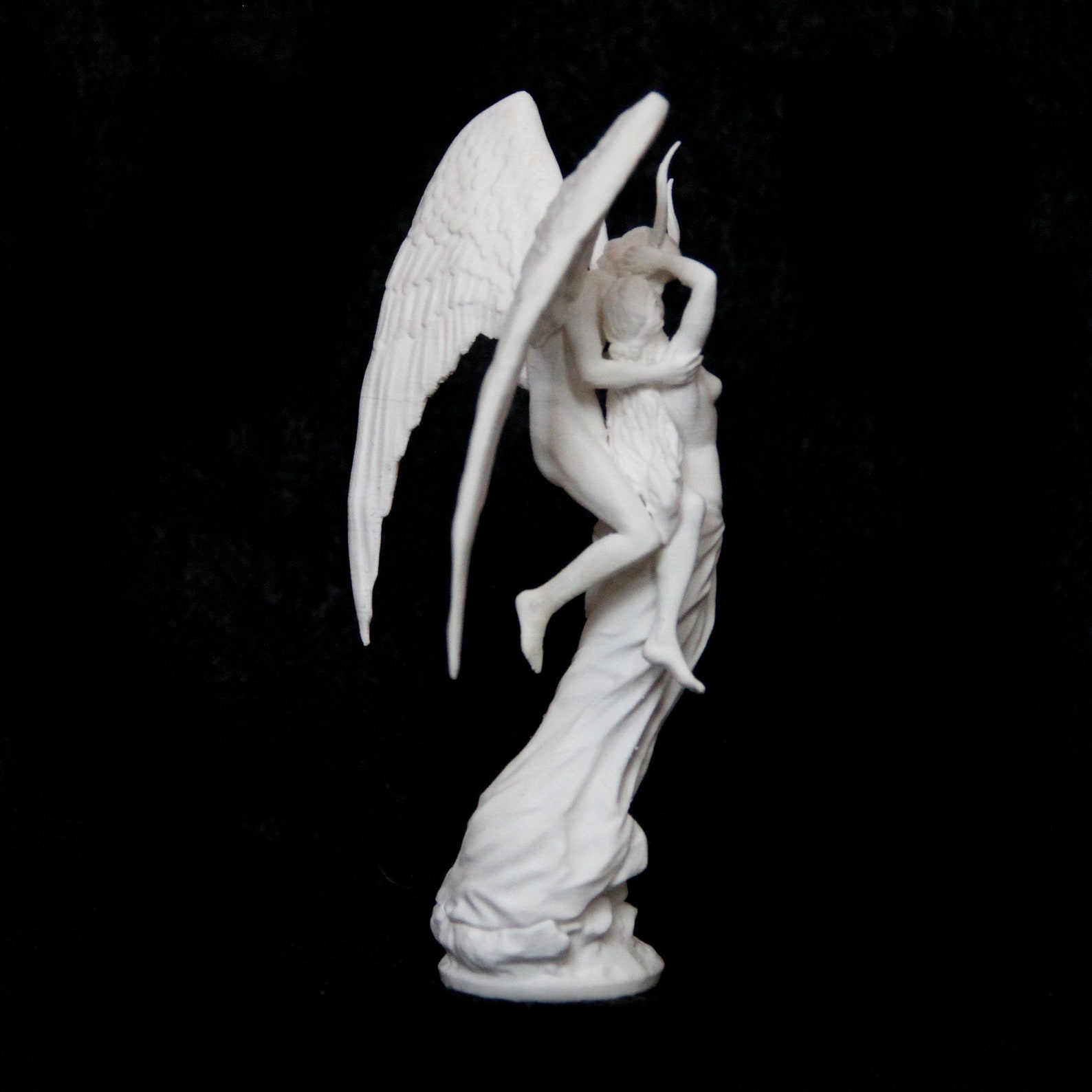 Angel and Evil Statue | Baphomet Lilith Statue | Bookshelf Decor, Home ...