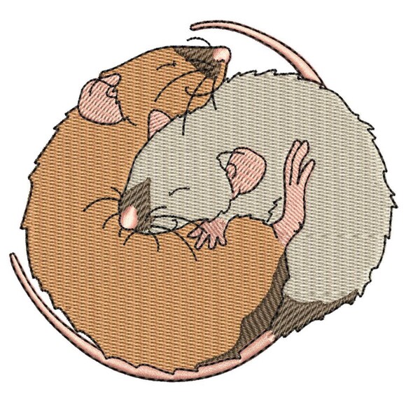 Rat Embroidery - Etsy
