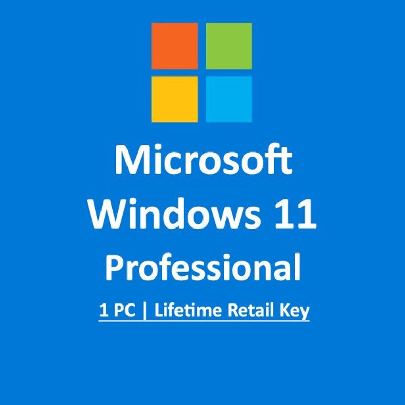 Genuine Windows 11 Pro Key Retail Activation Key Global | Etsy España