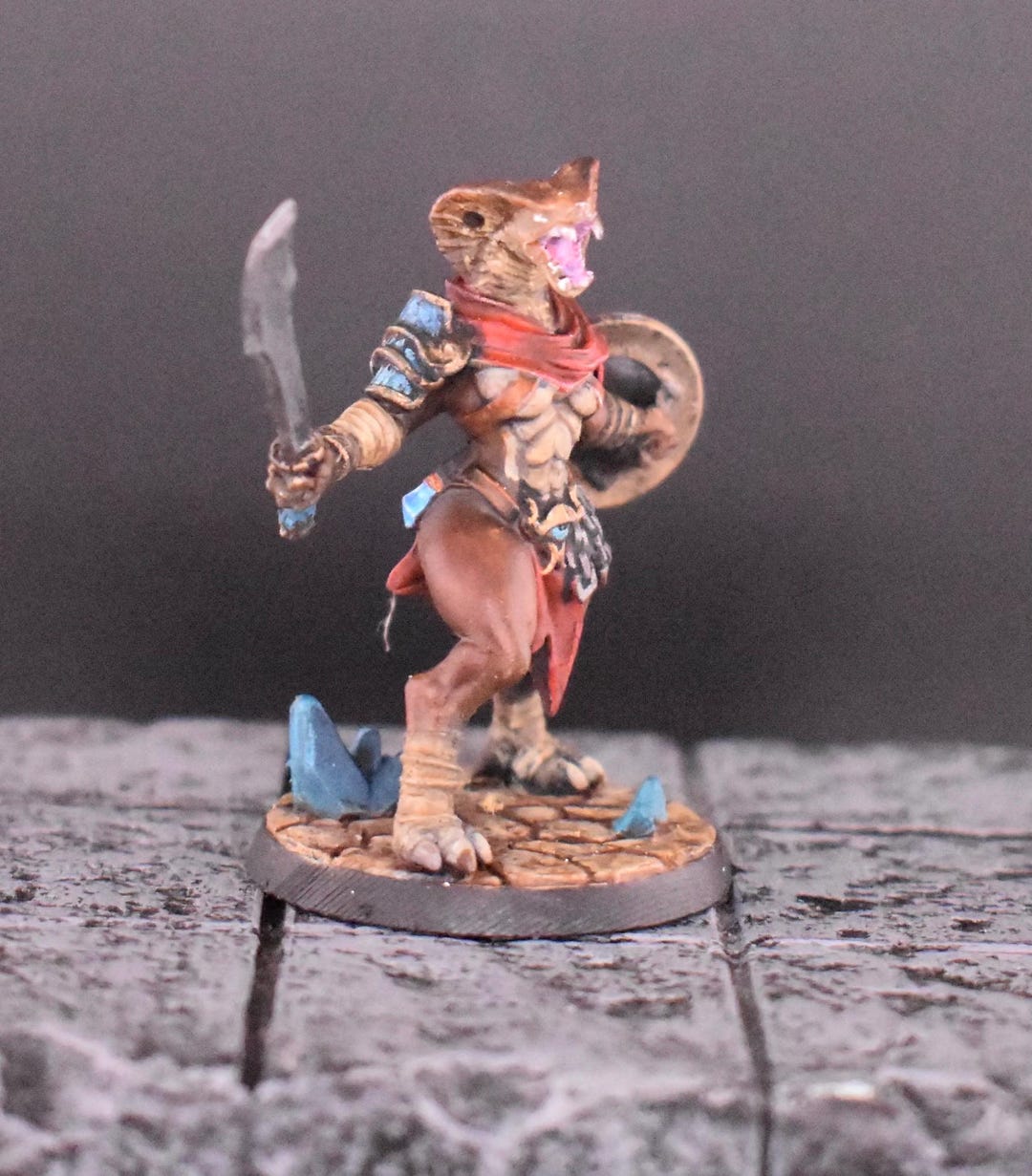 Hand Painted Yuan-ti Malison Miniature - Etsy