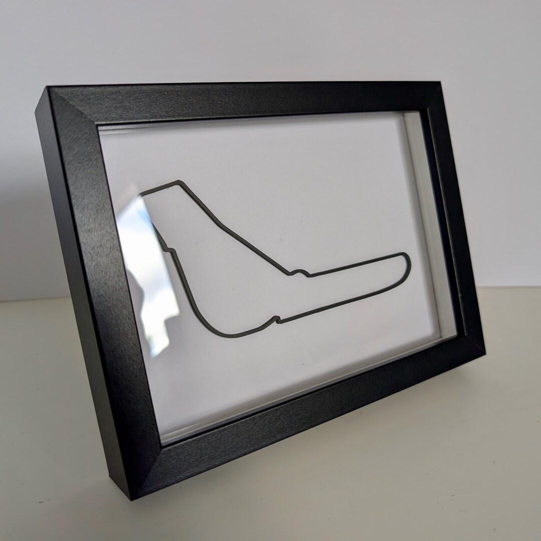 Wooden F1 Circuit Wall Art: Formula 1 Racing Display Frame - Etsy