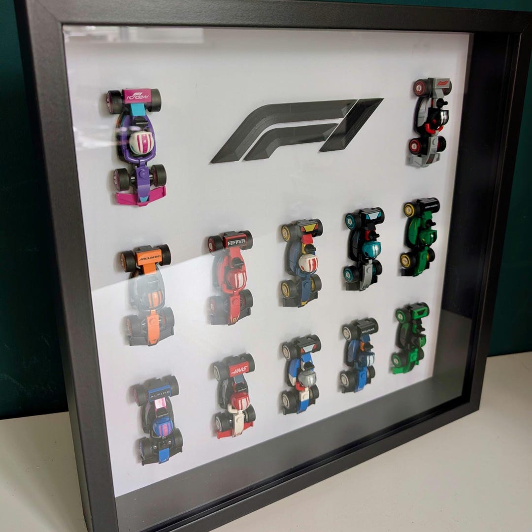 LEGO F1 Minifigures (71049) Display Frame - Collectibles - Ferrari ...