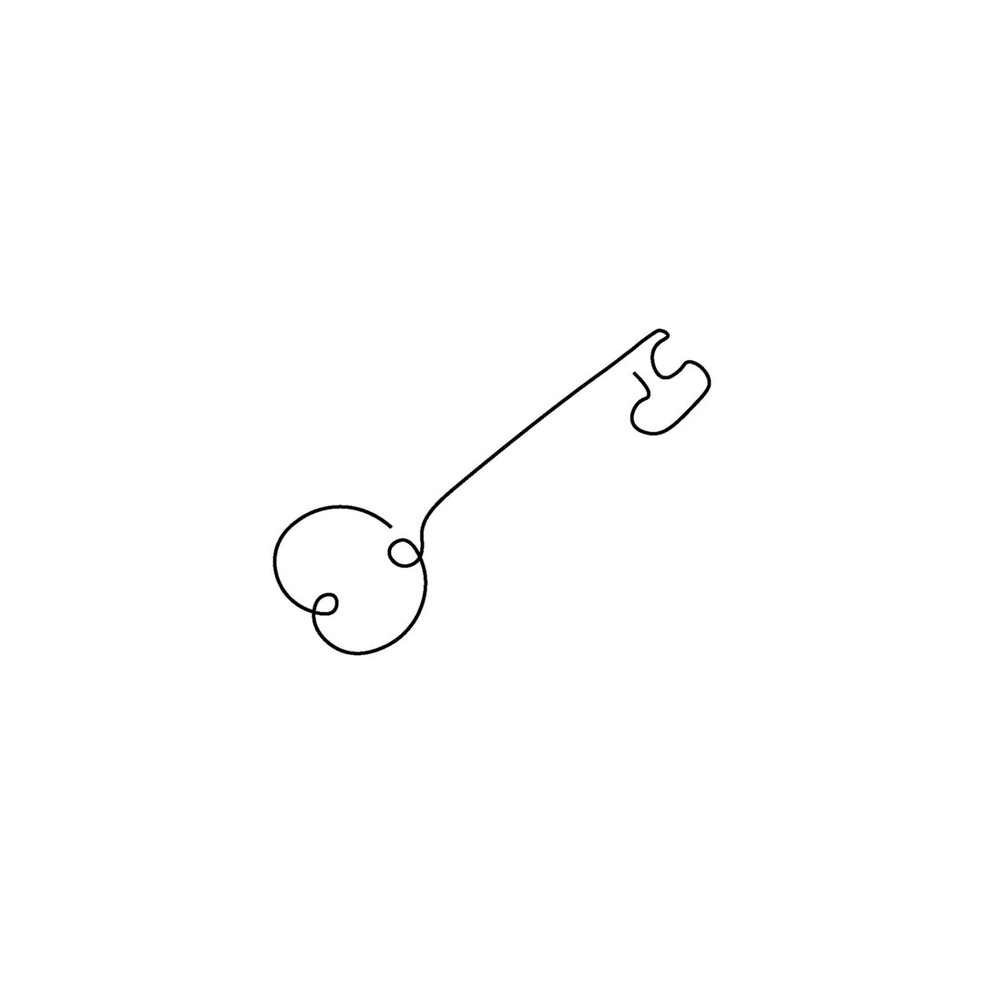Single Line Key Drawing Tattoo SVG PNG PDF Graphic Design Vector Diy ...