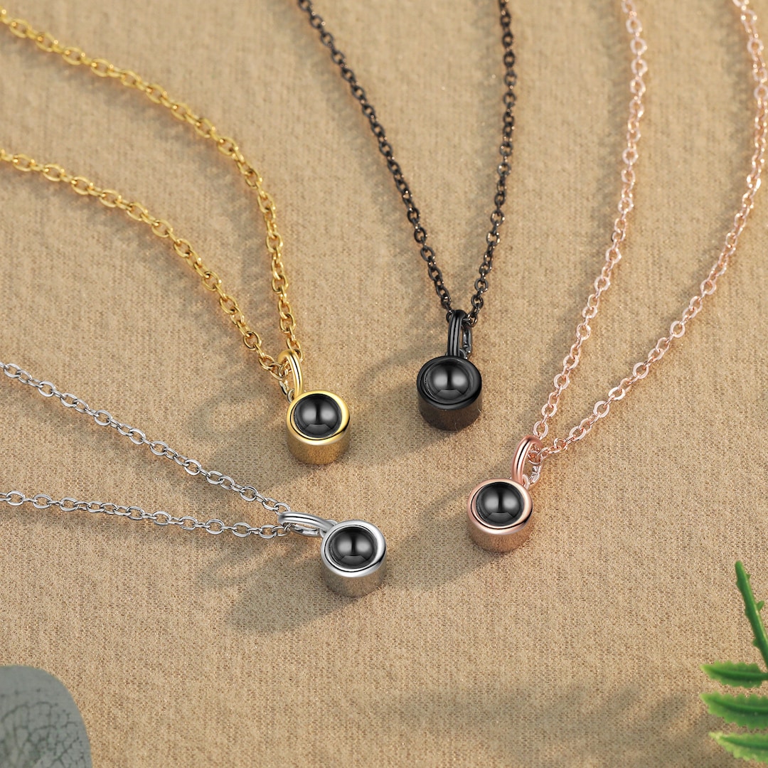 Personalized Photo Projection Charm Bracelet, Custom Picture Projection ...