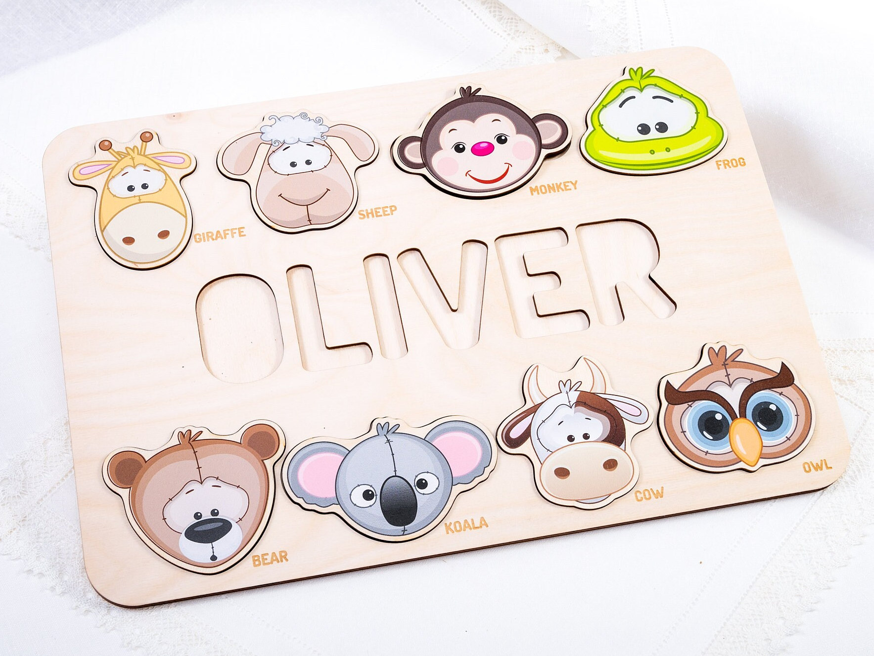 Personalized Name Puzzle, Custom Name Puzzle, First Birthday Gift ...