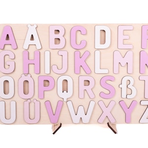 Jigsaw Puzzles With Letters on Back - Etsy