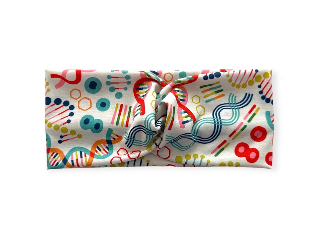 DNA Stretch Headband: Science Nursing Hair Accessory - Etsy