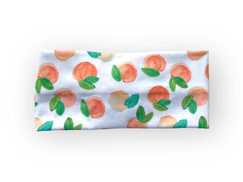Just Peachy Headband Peaches Headband Yoga Headband Stretch Headband ...