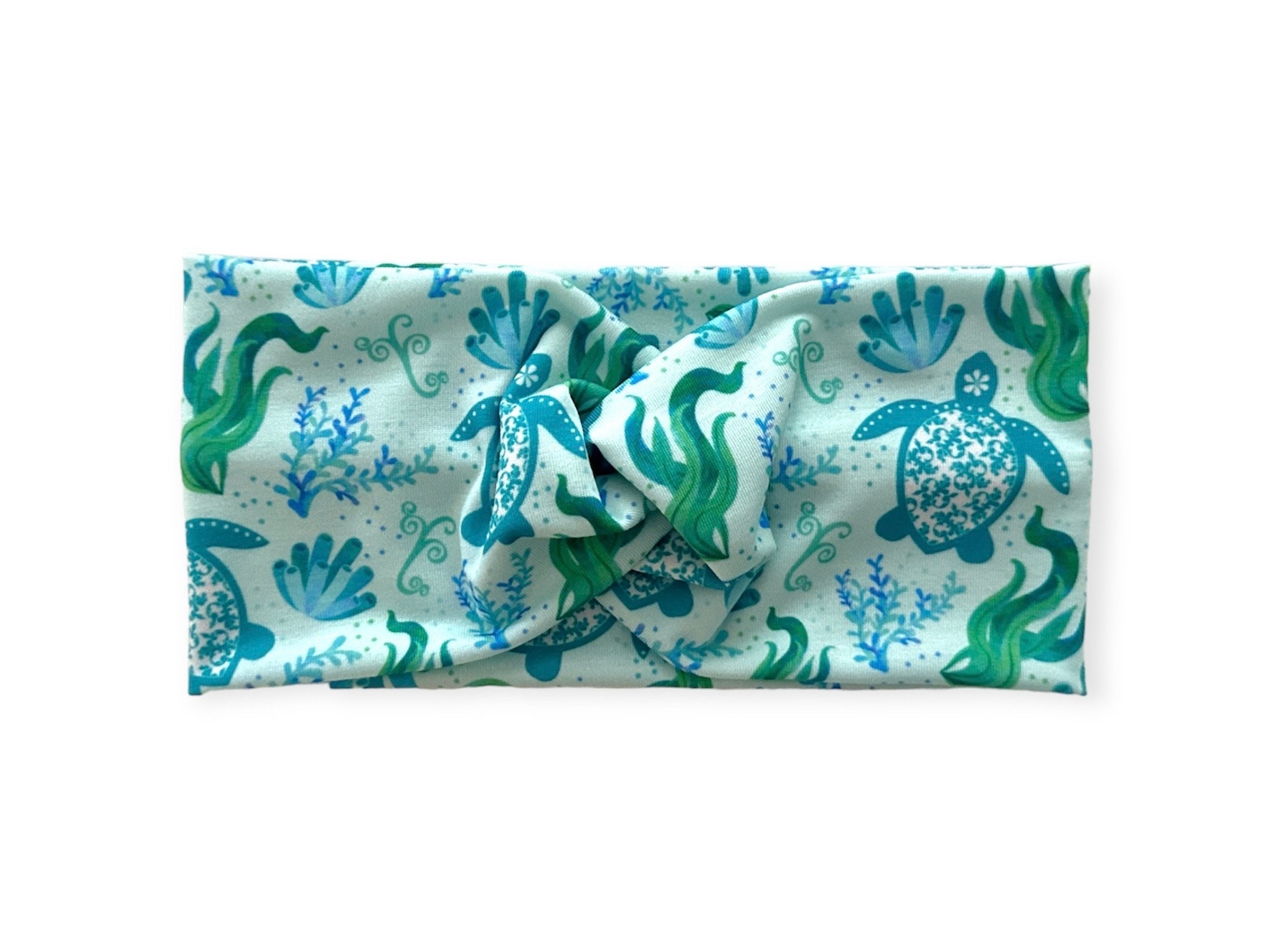 Sea Turtle Ocean Headband | Beach Headband | Stretch Headband ...