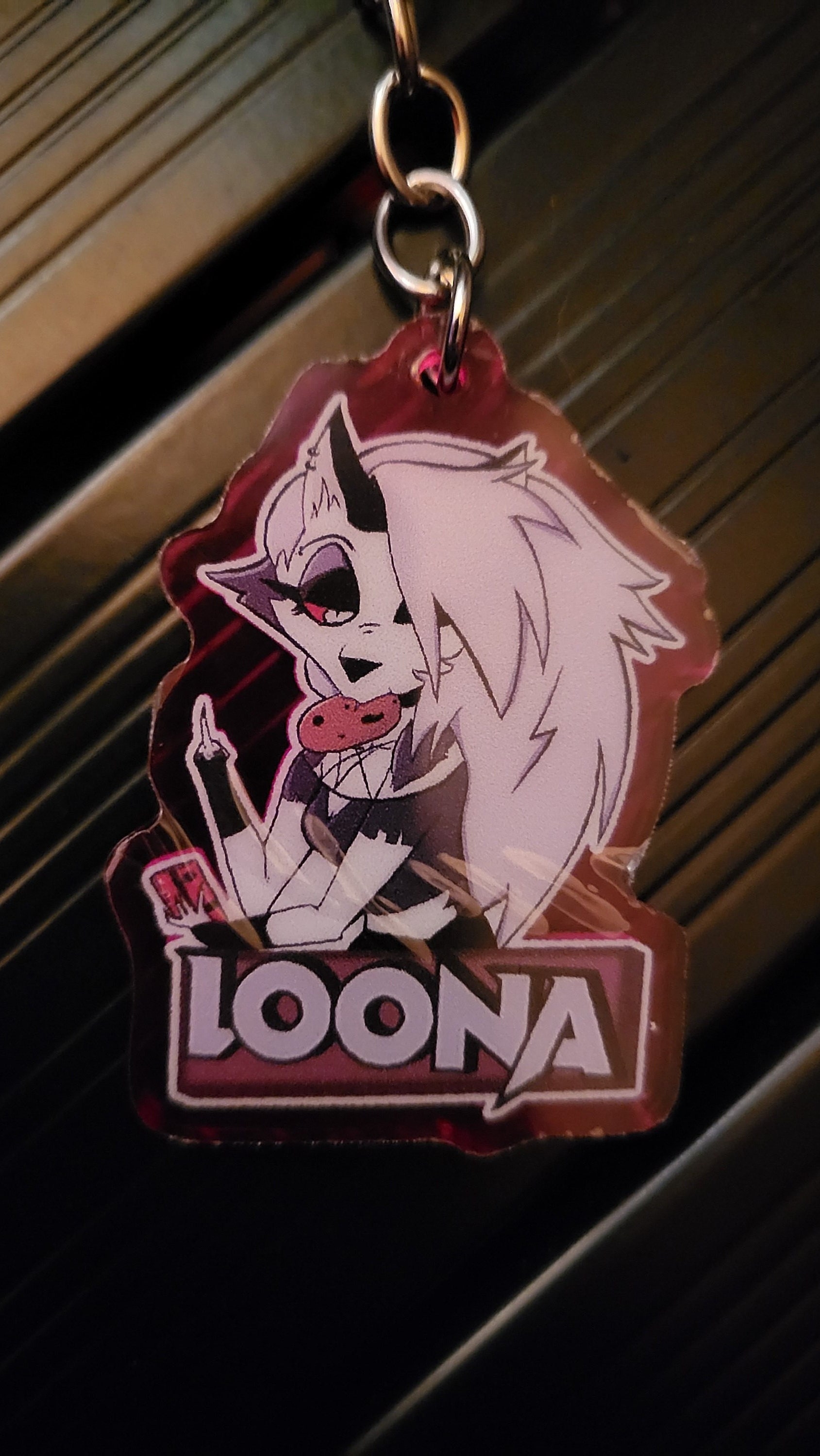 Helluva Boss Loona Acrylic Keychain 2.5 - Etsy