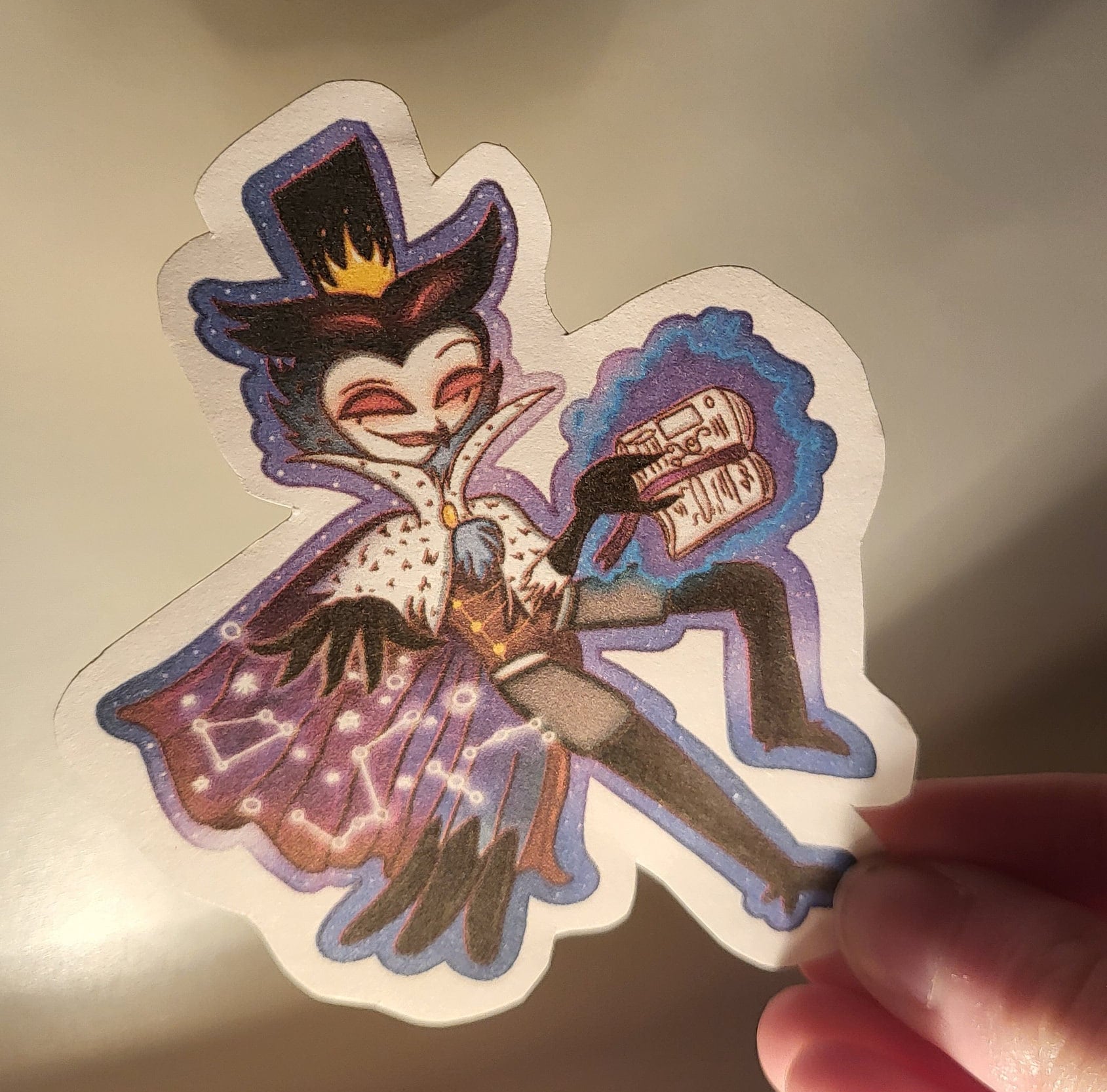 Helluva Boss Stolas Sticker UK FREE SHIPPING - Etsy