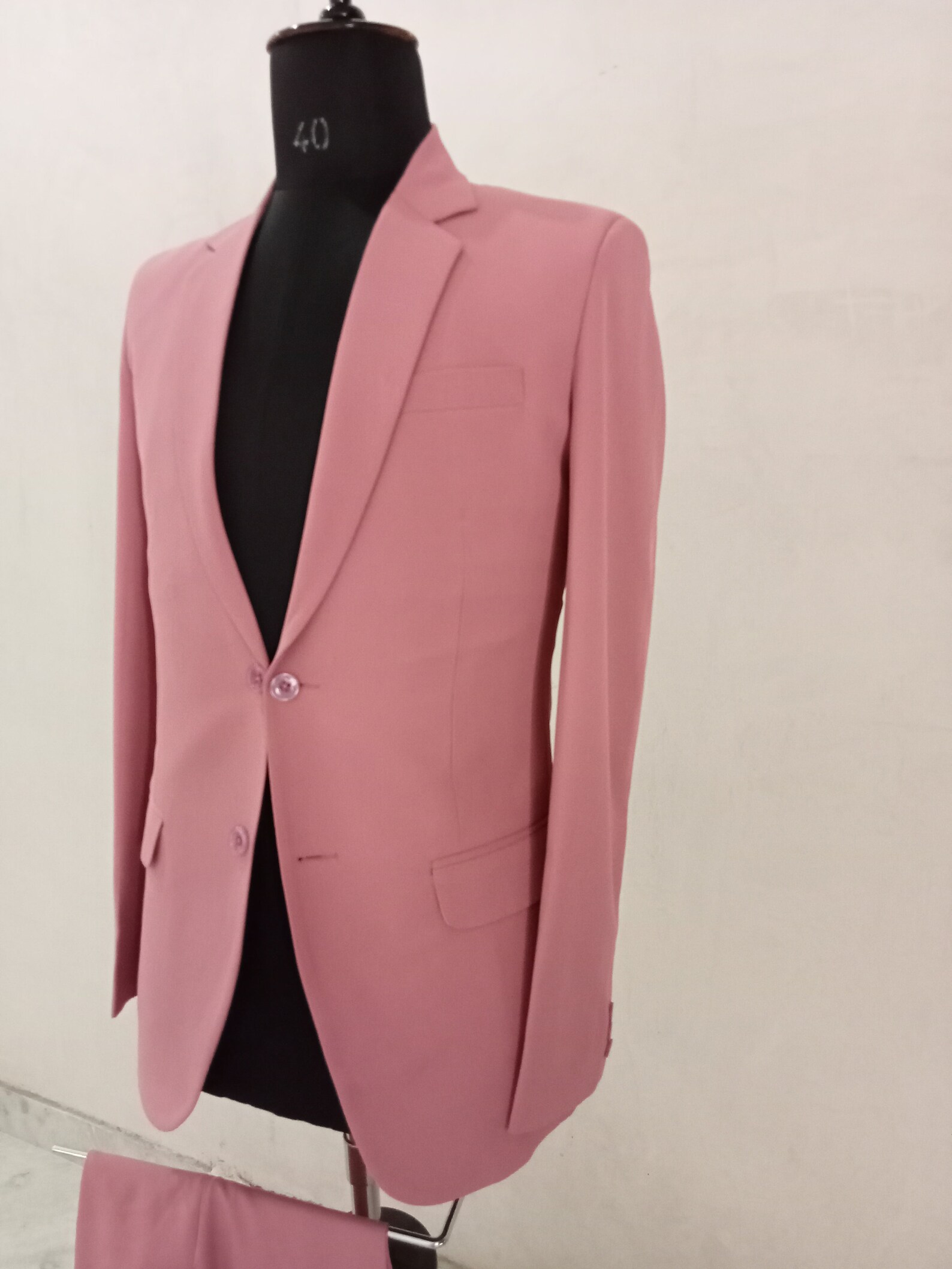 Men's Candy Pink Suit, Men's Suit, Party Wear, Prom Suit, Wedding Suit ...