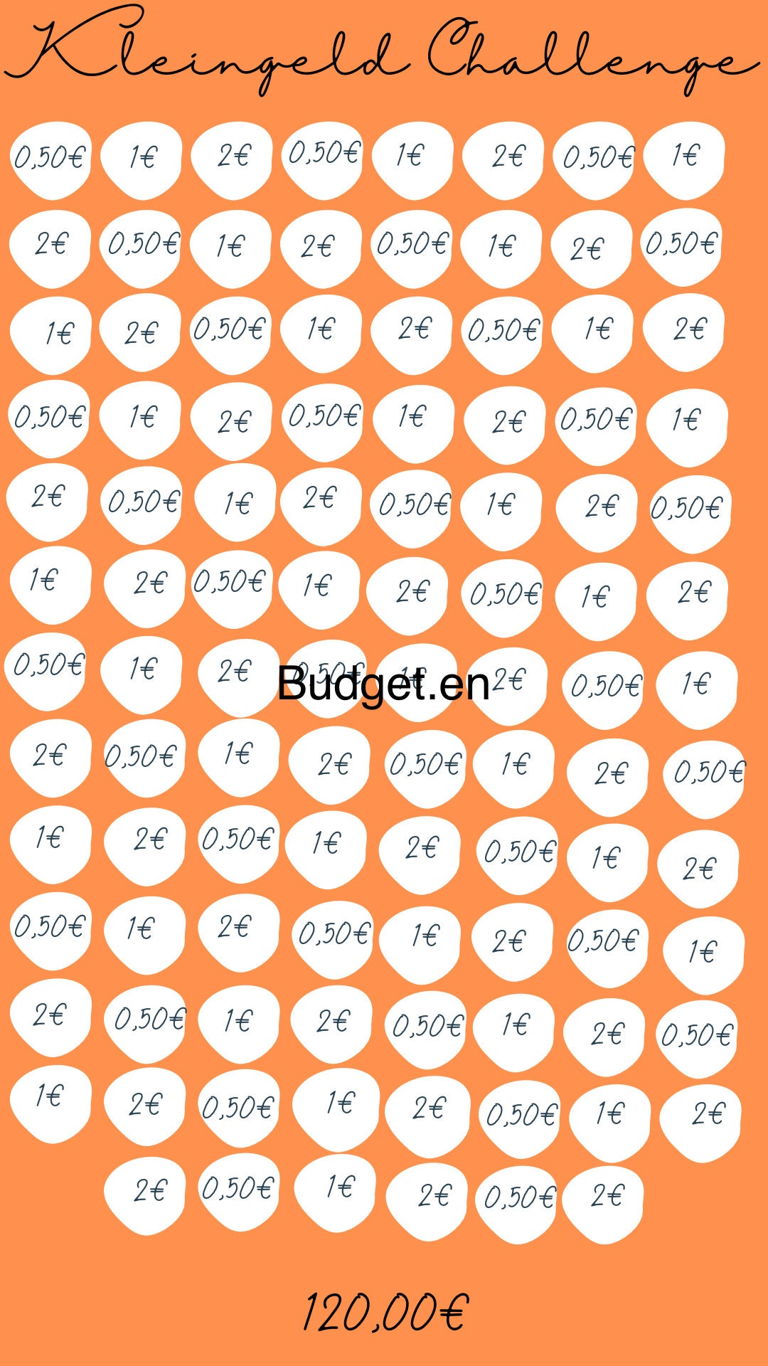 Kleingeld Challenge / A6 Grösse - Etsy Österreich