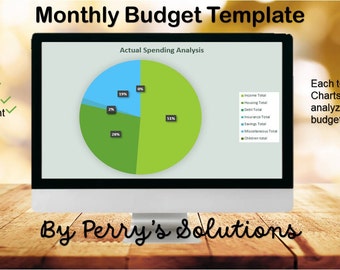 Green Budget Template - Etsy