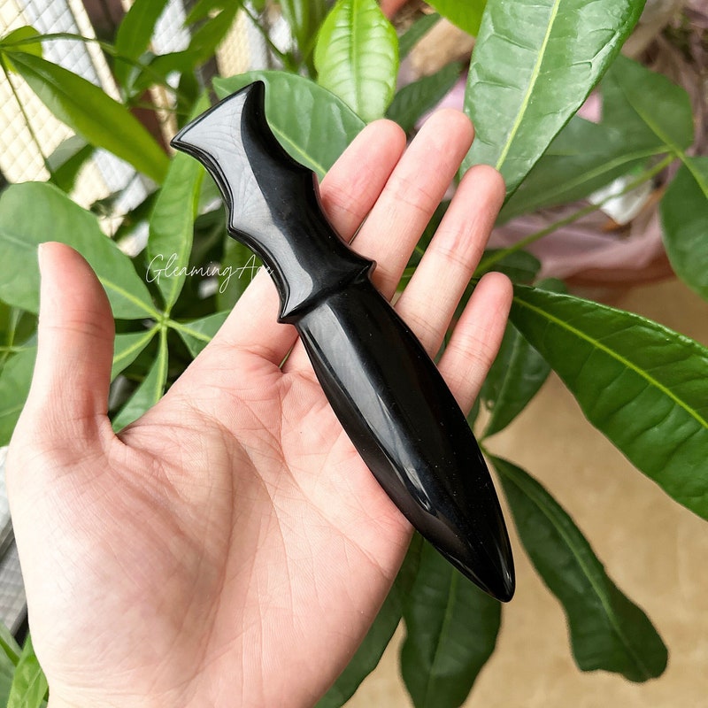 Obsidian Dagger - Etsy