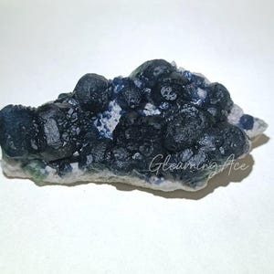 High Quality Blueberry Blue Fluorite Specimen Rare Fluorite Cluster ...