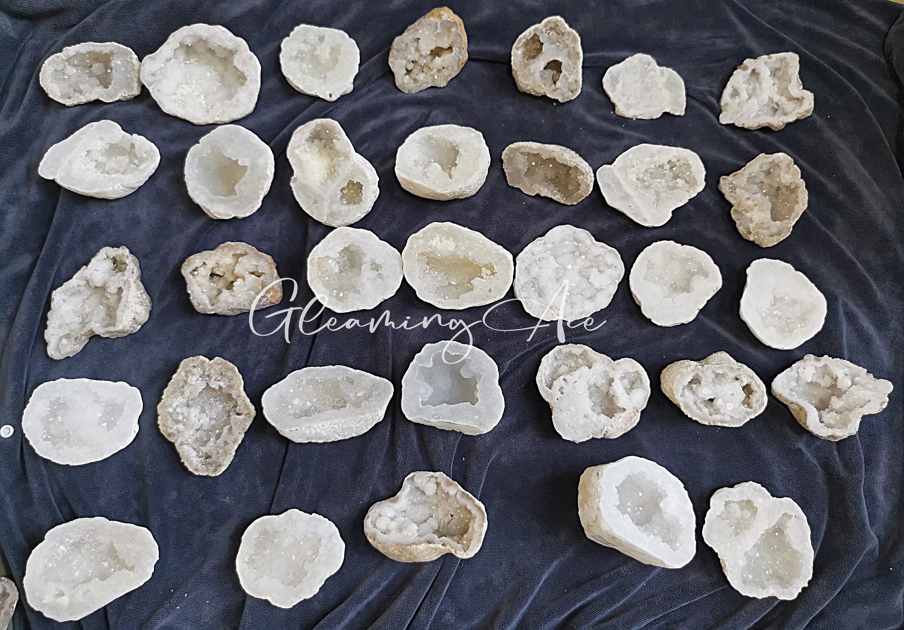 Clear Quartz Geode Crystal White Quartz Deds Crystal Geode - Etsy