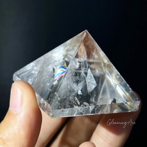 Polished Clear Quartz Crystal Pyramid, Gemstone Pyramids, Energy ...
