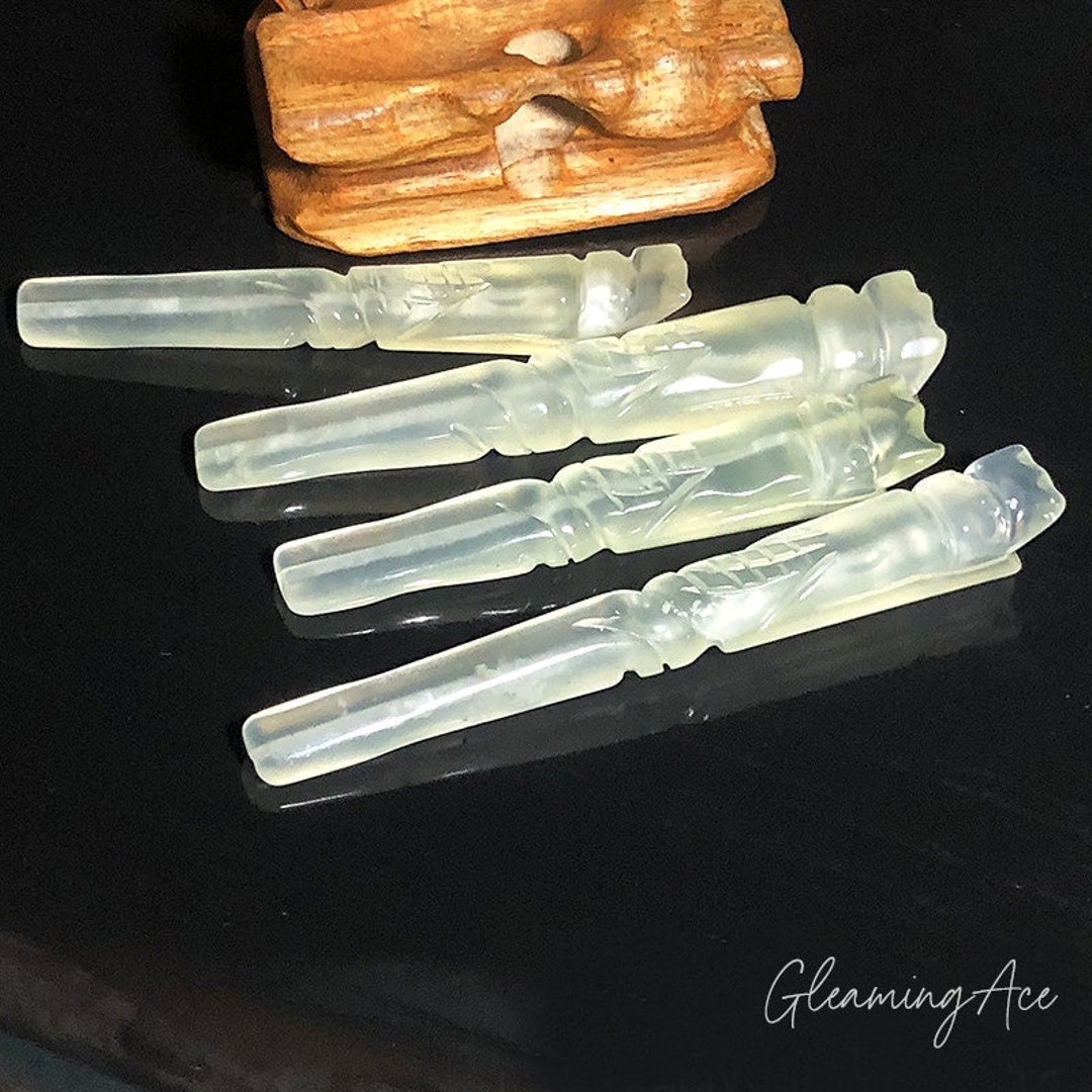 Natural Xiu Jade Cigarette Holders, Handmade Jadite Tobacco Pipe ...