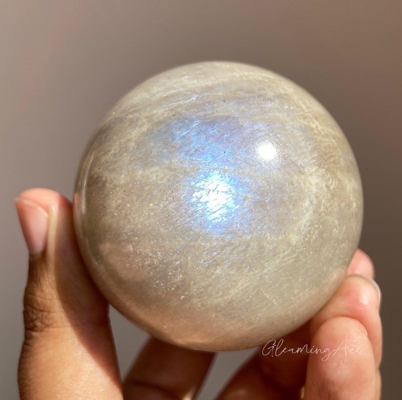 Natural Sunstone Moonstone Sphere, Flashy Sunstone Moonstone Mix Ball ...