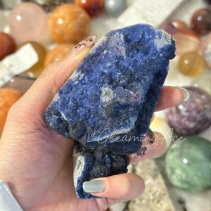 High Quality Blueberry Blue Fluorite Specimen Rare Fluorite Cluster ...
