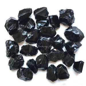 Natural Raw Obsidian Chunk, Rough Obsidian, Healing Crystals - Etsy