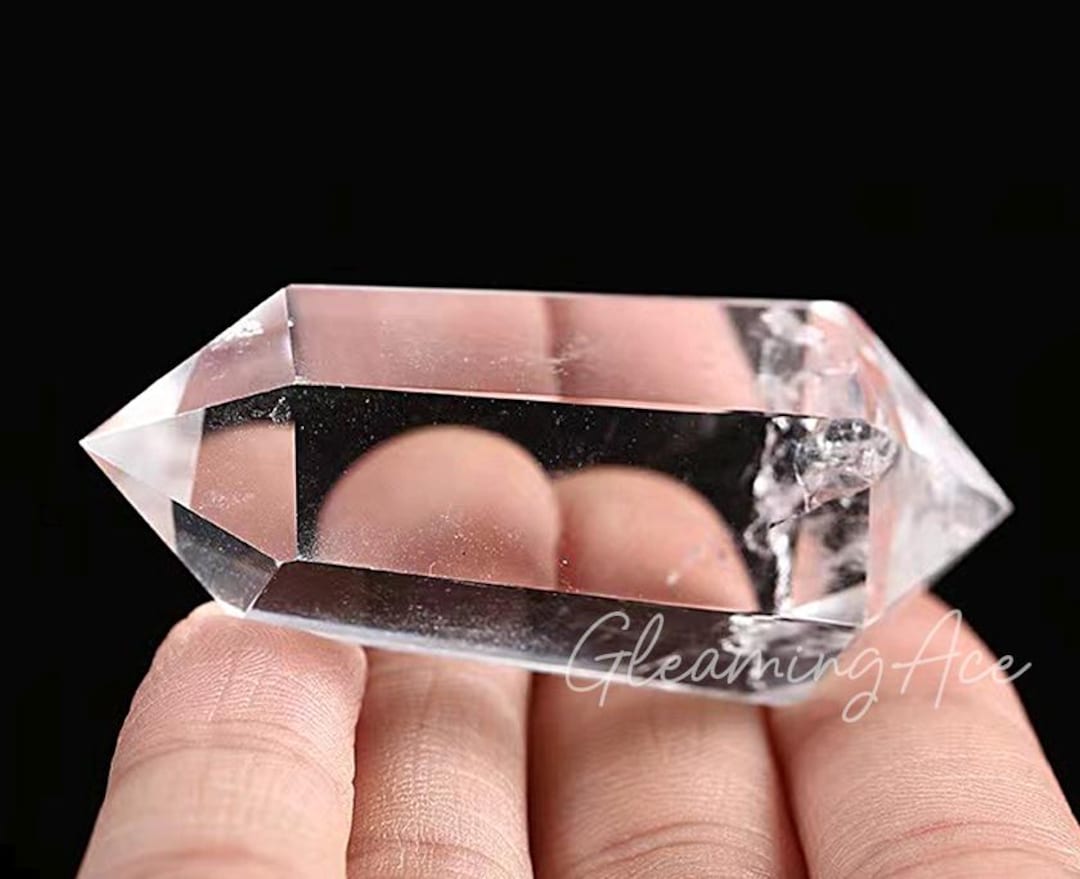 Polished Clear Quartz Tower Crystal Double Point Healing Energy - Etsy